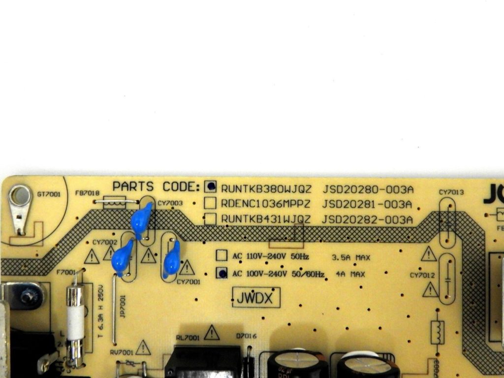 Sharp LC-80LE661U / LC-80LE661UB / PN-LE801Power Supply Board ...