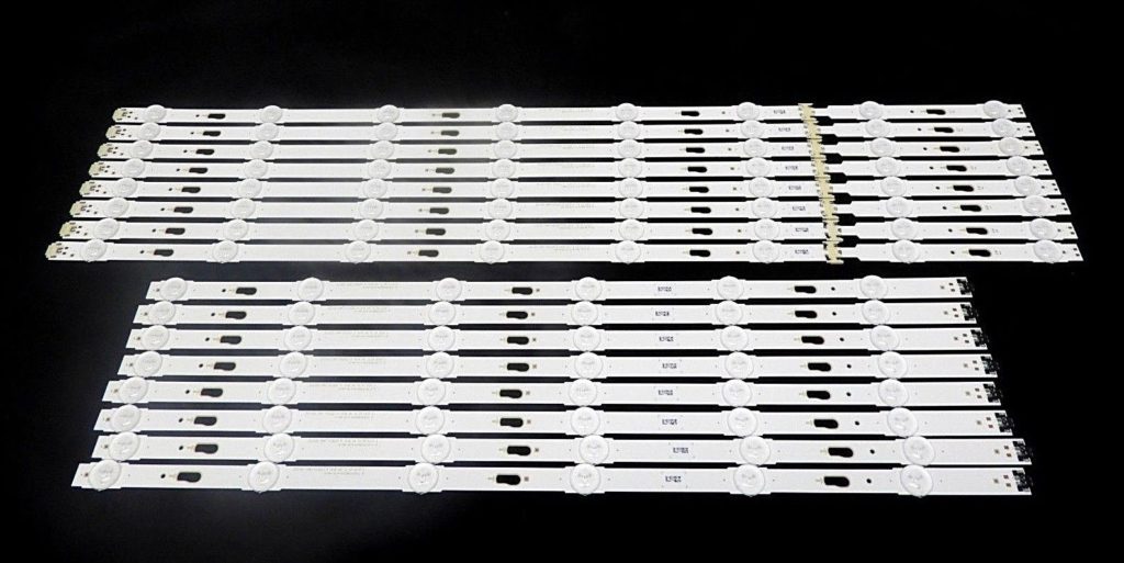 Samsung UN65KU6300F Backlight LED Strip Set BN96-39665A , BN96-39666A ...