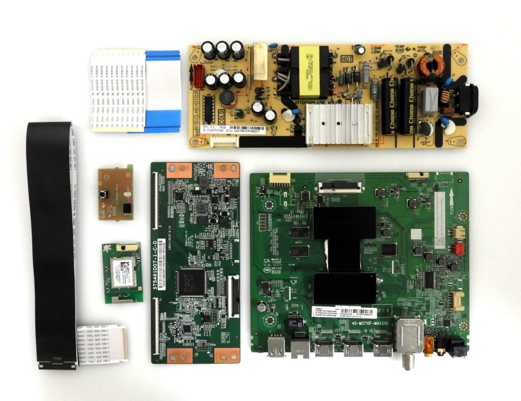 TCL 55S423, 55S423LCAA TV Boards Set 08-L12NLA2-PW200AA, 08-CS55CUN ...