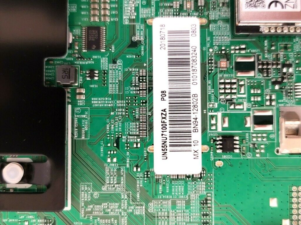 Samsung UN55NU7100F, UN55NU7200F Main Board BN94-12802B, Version FA01 ...